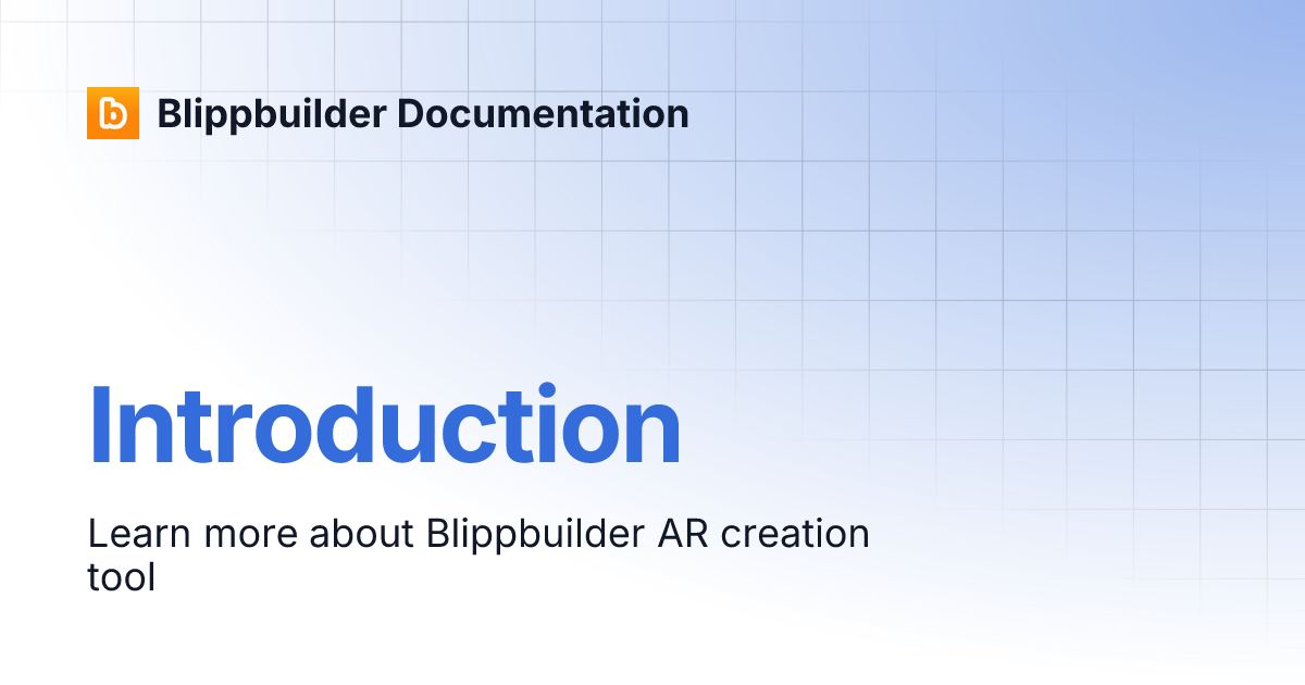 Introduction | Blippbuilder Documentation